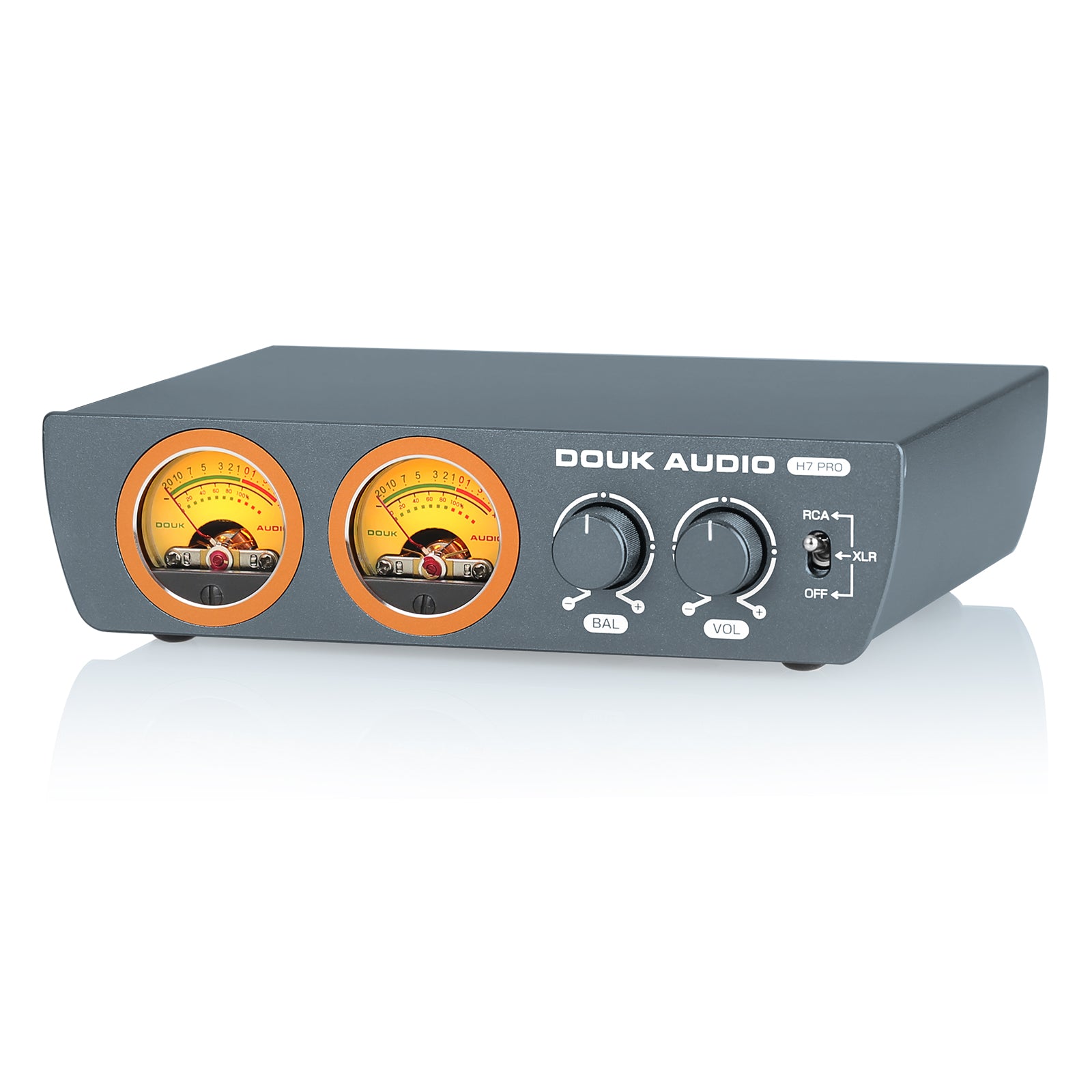 Douk Audio H7PRO TPA3255 Digital Amplifier w/VU Meter 300W Home Stereo