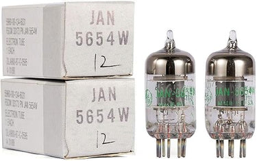 Matched Pair 7-Pin GE JAN 5654W Vacuum Tubes Upgrade for 6AK5/6J1/6Ж1 ...