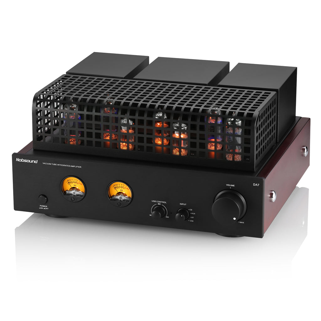 Nobsound DA7 HiFi Vacuum Tube Power Amplifier with Bluetooth/RCA/USB I ...
