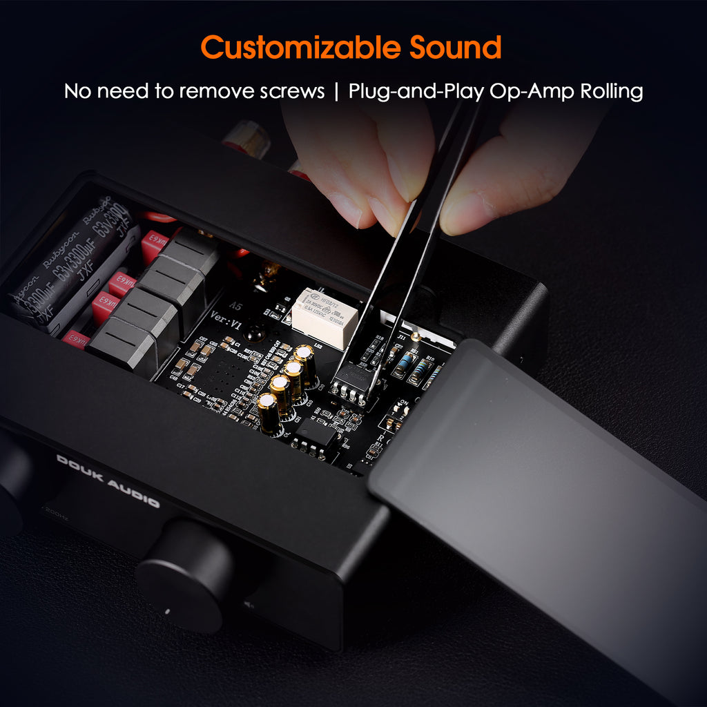 Douk Audio A5 TPA3255 Stereo Amp HiFi Audio Class D Amplifier High-pas