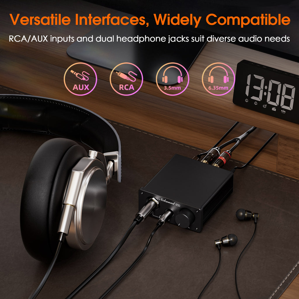 Nobsound P10 Mini Headphone Amplifier HiFi Stereo Preamp – Douk Audio