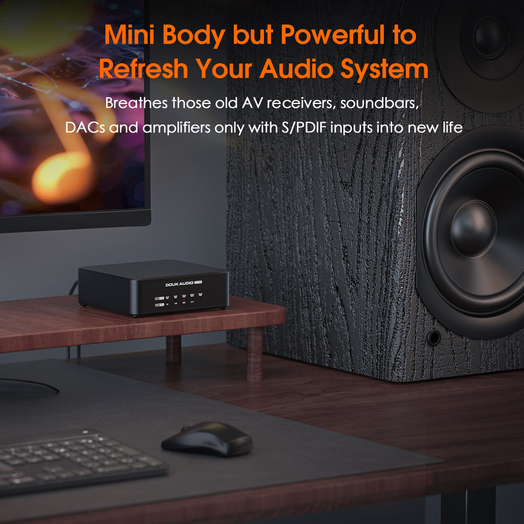 Douk Audio U2 PRO XMOS XU316 Digital Interface DDC Reclocker