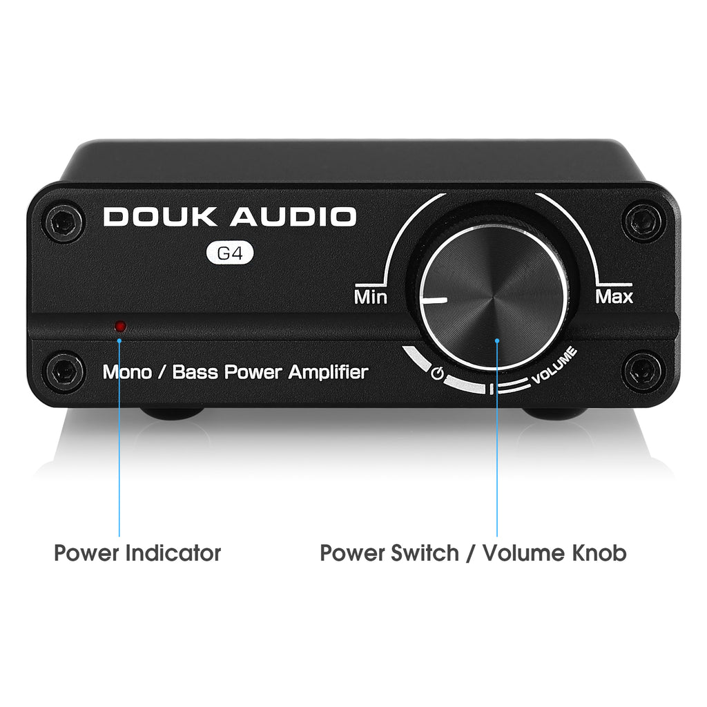 Douk Audio G4 Mono Channel Digital Amplifier Subwoofer/Full-Frequency