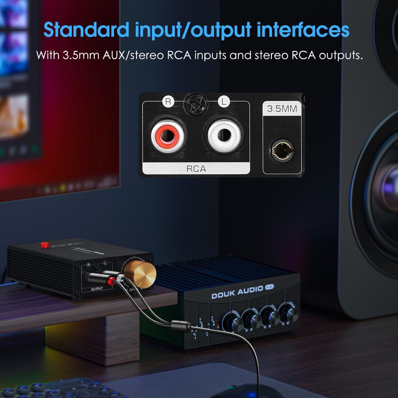 Douk Audio L1MINI Mini Stereo Line Level Booster Amplifier Audio Pream