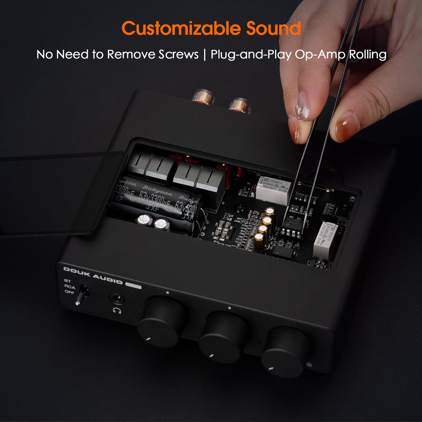 Douk Audio A5 PRO TPA3255 Bluetooth Amplifier HiFi Class D Stereo Audi ...