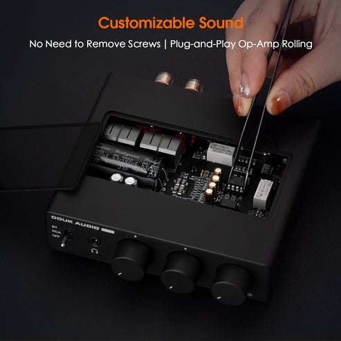 Douk Audio A5 PRO TPA3255 Bluetooth Amplifier HiFi Class D Stereo Audi ...