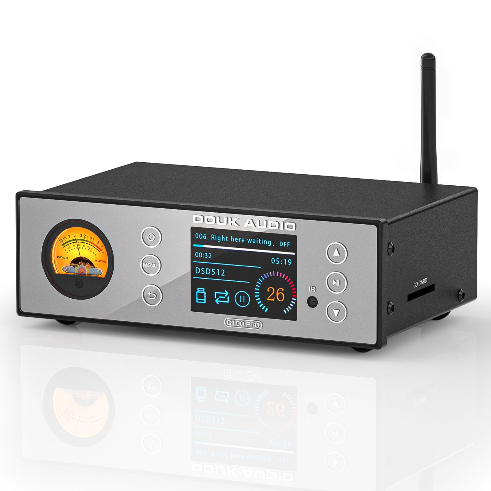 Douk Audio C100 PRO Mini Digital Audio player Hi-res Music Streamer Pr