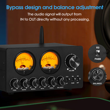 Douk Audio EQ5-TONE Mini 5-Band EQ Equalizer with Bluetooth Receiver S