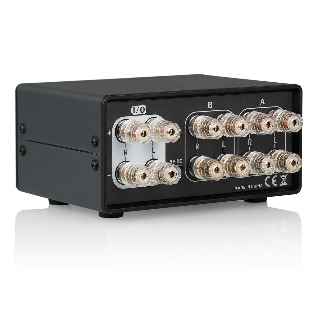Douk Audio VU102 2 Zone Amplifier / Speaker Selector Box with VU Meter