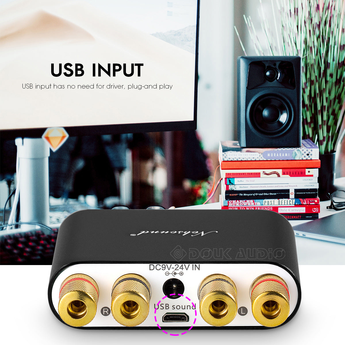 Nobsound NS-10G Mini Bluetooth 5.0 Digital Amplifier HiFi Stereo Audio ...