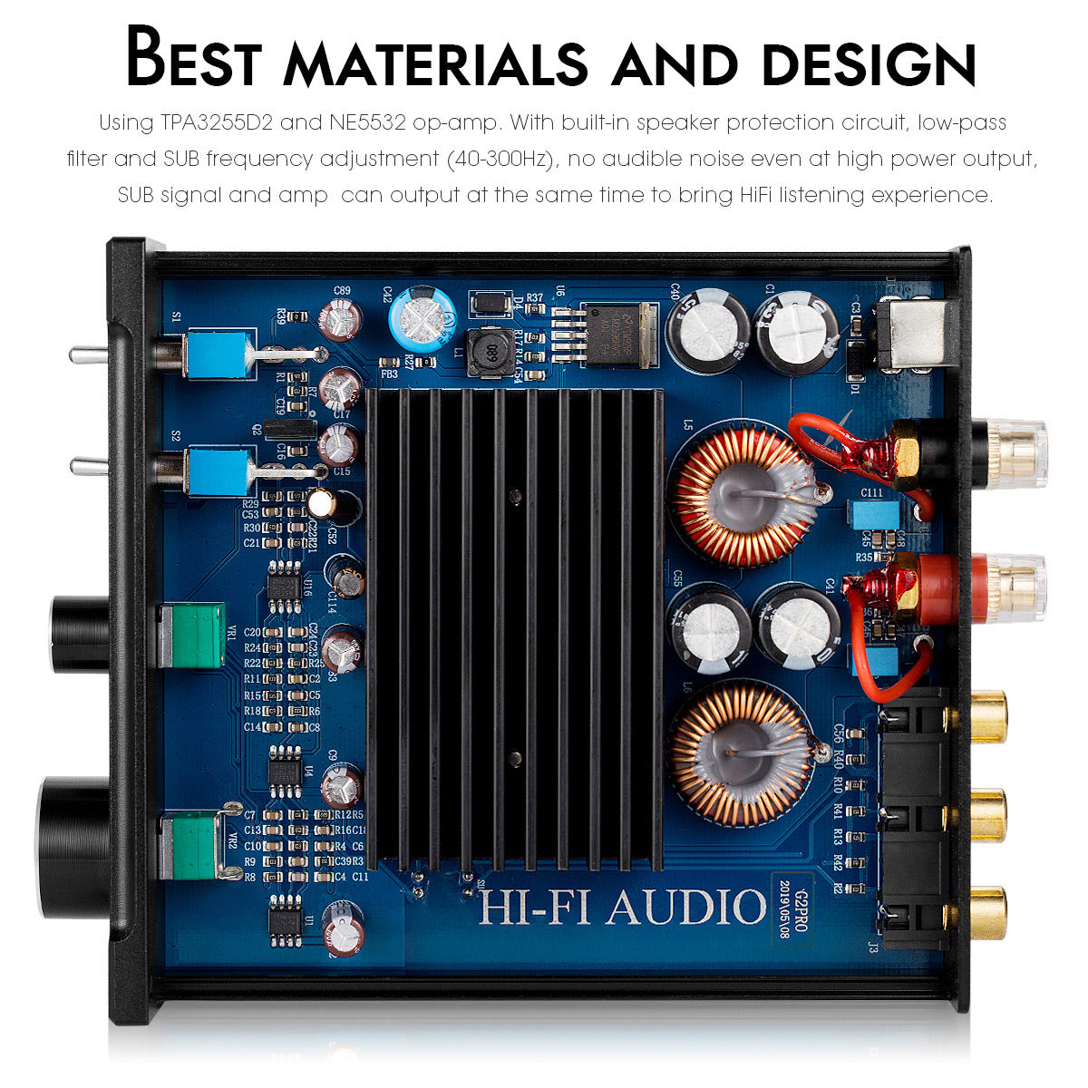 Nobsound G2 PRO Mini 300W Mono Digital Power Amplifier Subwoofer/Full ...