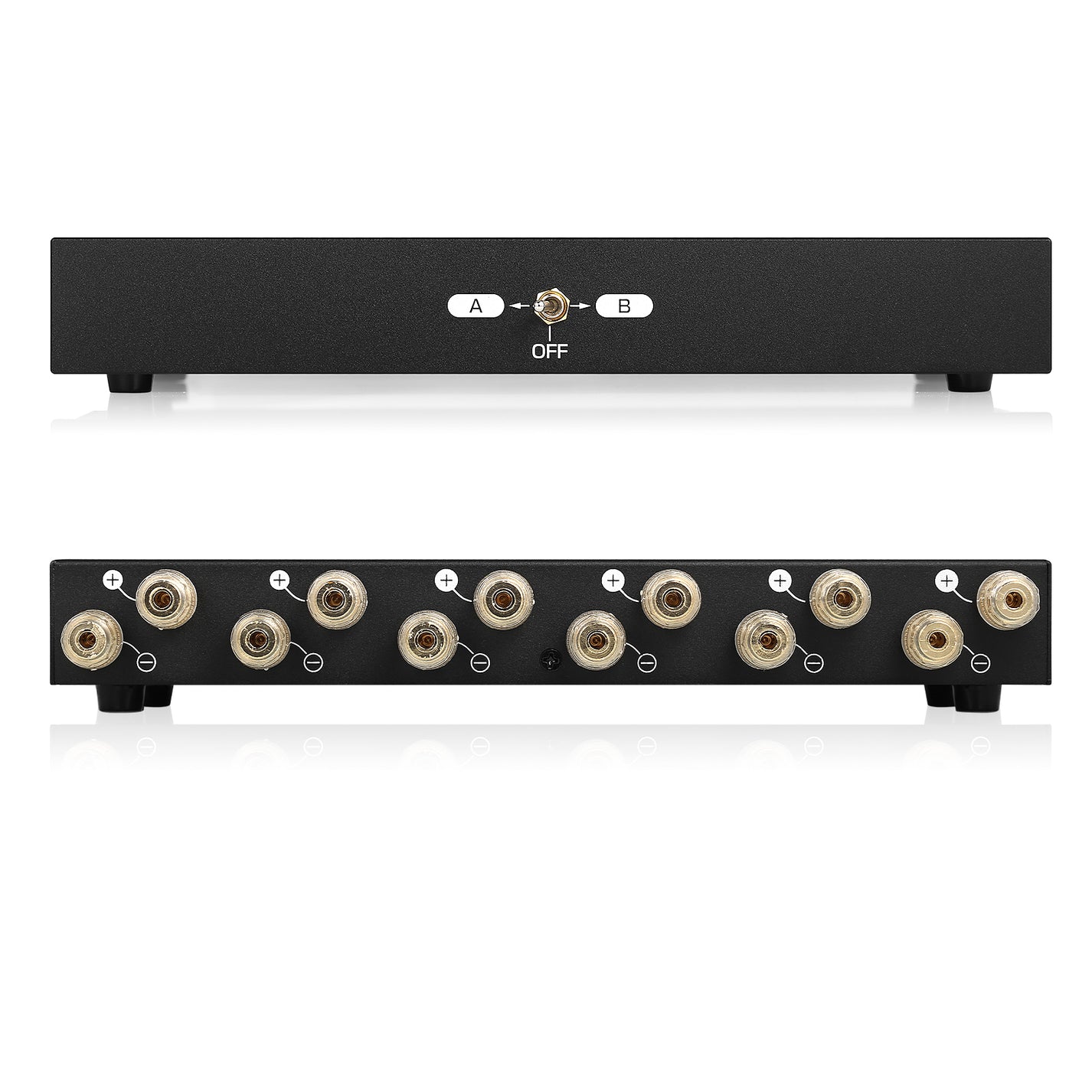Douk Audio SP102 Passive 2(1)-IN-1(2)-OUT Audio Selector Stereo Switch ...